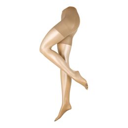 MAGIC BODYFASHION Feinstr&uuml;mpfe Damen Gr&ouml;&szlig;e M beige
