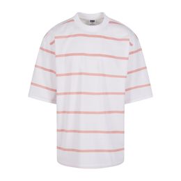 Urban Classics T-Shirt Herren Gr&ouml;&szlig;e XL orange / wei&szlig;