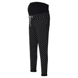 Noppies Umstand Hose 'Macron' Damen Gr&ouml;&szlig;e 40 schwarz / wei&szlig;