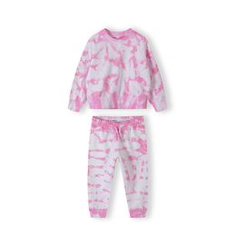MINOTI Jogginganzug M&auml;dchen Gr&ouml;&szlig;e 140/146 flieder / pink