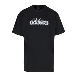 Urban Classics Shirt 'Cursive Bold' male size 5XL Black / White