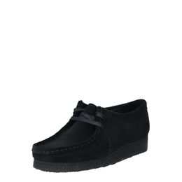 Clarks Originals Schn&uuml;rschuh 'Wallabee' Damen Gr&ouml;&szlig;e 42 schwarz