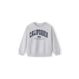 MINOTI Sweatshirt M&auml;dchen Gr&ouml;&szlig;e 128/134 schwarz / naturwei&szlig;