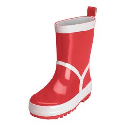 Playshoes Gummistiefel Jungen Gr&ouml;&szlig;e 34.5 rot / wei&szlig;