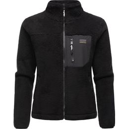 Ragwear Fleece Jacket 'Alaris' female size XS Dark grey / Black