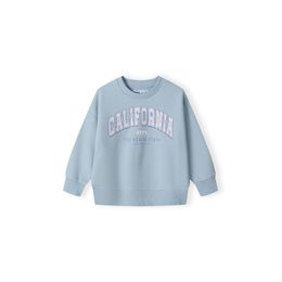 MINOTI Sweatshirt M&auml;dchen Gr&ouml;&szlig;e 146/152 blau / hellblau / wei&szlig;