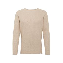 Nowadays Pullover 'Honeycomb' Herren Gr&ouml;&szlig;e S kitt / cappuccino / schwarz