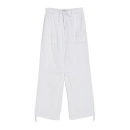 Bershka Hose Damen Gr&ouml;&szlig;e 34 wei&szlig;