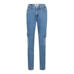 Urban Classics Cargo Jeans female size 26 Blue denim