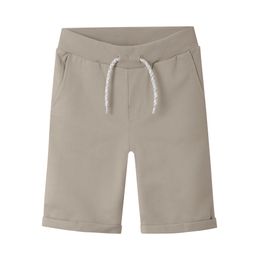 name it Shorts 'NKMVermo' Jungen Gr&ouml;&szlig;e 134 taupe / wei&szlig;
