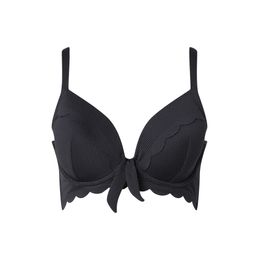 Hunkem&ouml;ller Hunkem&ouml;ller Bikinitop 'Scallop' Damen Gr&ouml;&szlig;e 90 schwarz