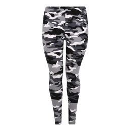 Urban Classics Leggings female size L Grey / Black / White