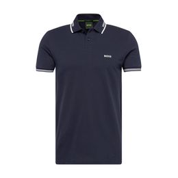 BOSS Poloshirt 'Paul' Herren Gr&ouml;&szlig;e M navy / wei&szlig;