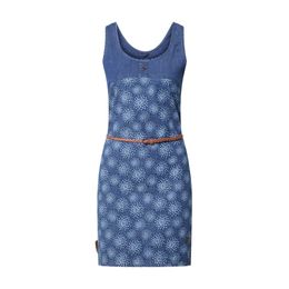 alife and kickin Alife & Kickin Sommerkleid 'DoiaAK' Damen Gr&ouml;&szlig;e 42 blau / wei&szlig;