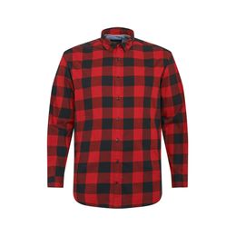 Jack & Jones Plus Jack & Jones Plus Hemd 'JJEGINGHAM' ' Herren Gr&ouml;&szlig;e 4XL rot / schwarz
