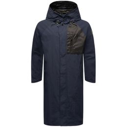 Stone Harbour Regenmantel 'Zafaar' Herren Gr&ouml;&szlig;e L navy / schwarz