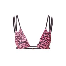 VIERVIER Bikinitop 'Jody' Damen Gr&ouml;&szlig;e 70 pink / schwarz