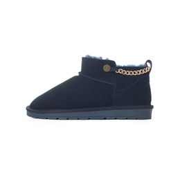 Gooce Boots 'Milady' Damen Gr&ouml;&szlig;e 37 navy / gold