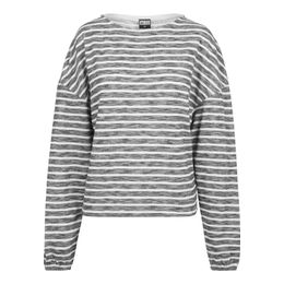 Urban Classics Pullover Damen Gr&ouml;&szlig;e XL schwarzmeliert / wei&szlig;