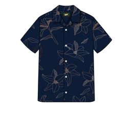 Key Largo Hemd 'MSH SOLAR' Herren Gr&ouml;&szlig;e XXXL navy / braun
