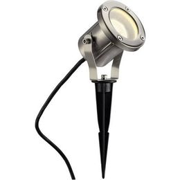 SLV 229740 Nautilus Spike LED-Gartenstrahler LED, Energiesparlampe, Halogen GU10 35 W Edelstahl