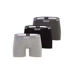 BOSS Boxer shorts 'Power' male size 4XL Grey / Dark grey / Black
