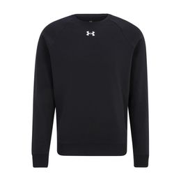 Under Armour Athletic Sweatshirt 'Rival' male size 4XL Black / White