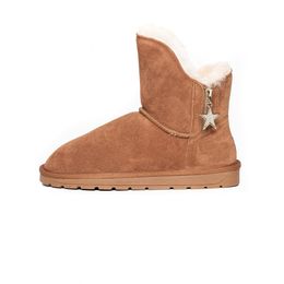 Gooce Ankle Boots 'Penny' female size 41 Cream / Brown