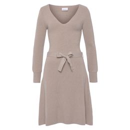 Lascana Kleid Damen Gr&ouml;&szlig;e S dunkelbeige