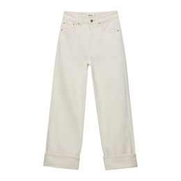Pull&Bear Pull&bear Hose Damen Gr&ouml;&szlig;e 44 ecru