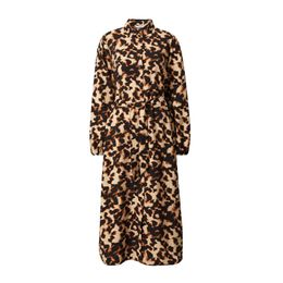 B.Young Kleid 'BYIBINE' Damen Gr&ouml;&szlig;e 36 beige / braun / schwarz Sommerkleid