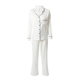 Bluebella Pyjama 'Claudia' Damen Gr&ouml;&szlig;e S creme / schwarz Sommerkleid