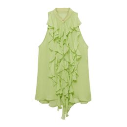 Mango Bluse 'Camelia' Damen Gr&ouml;&szlig;e XXS limette
