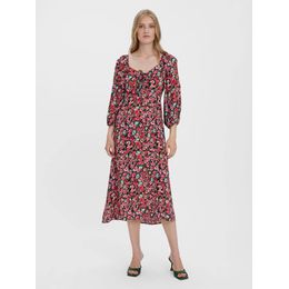 V&eacute;ro Moda Vero Moda Kleid 'Klara' Damen Gr&ouml;&szlig;e 40 azur / pink / rot / schwarz Winterkleid