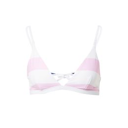Marc O'Polo Marc O'polo Bikinitop 'Kalmar' Damen Gr&ouml;&szlig;e 90 rosa / wei&szlig;