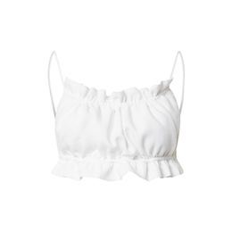 Bardot Top 'BARELY THERE' Damen Gr&ouml;&szlig;e M wei&szlig;