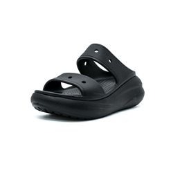Crocs Pantolette 'Classic Crush' Herren Gr&ouml;&szlig;e 41/42 schwarz / wei&szlig;