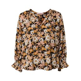 Traffic People Bluse Damen Gr&ouml;&szlig;e M creme / orange / puder / schwarz