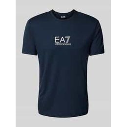 EA7 Emporio Armani T-Shirt mit Label-Print