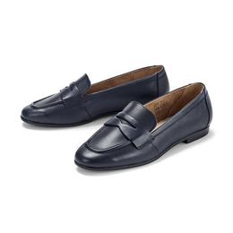 Tchibo Leder-Loafer - Dunkelblau - Gr.: 37