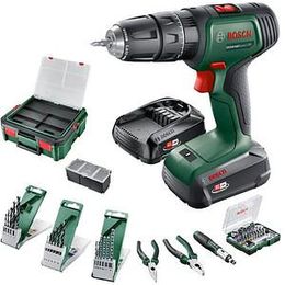 Bosch Home and Garden BOSCH Home & Garden UniversalImpact 18V+46AC+SBX Akku-Schlagbohrschrauber-Set 18,0 V, mit 1 Akku