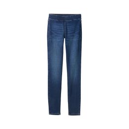 Tom Tailor Damen Kate Skinny Jeans mit elastischem Bund, blau, Uni, Gr. L/32