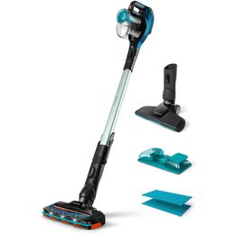 Philips Nass-Trocken-Akkusauger "FC6728/01 SpeedPro Aqua", mit 50 Minuten Akkulaufzeit, Wischfunktion und 180-Saugdüse, Akkusauger, blau (blau, grau)B:37cm H:17cm T:77,2cm