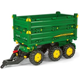 Rolly Toys - Anhänger, Trailer John Deere Kipper, Dreiseitenkipper mit Kurbel