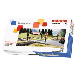 Märklin Modelleisenbahn-Übergang MÄRKLIN "Märklin Start up - Vollautomatischer einteiliger Bahnübergang - 74924", bunt, Modelleisenbahn-Erweiterungen, Kinder, Kunststoff, Metall, Made in Europe