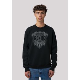 Sweatshirt F4NT4STIC "AC/DC Rock Musik Band Black Ice" Gr. L, schwarz, Herren, Obermaterial: 85% Baumwolle, 15% Polyester, Sweatshirts, Premium Qualität