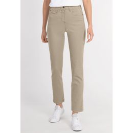 5-Pocket-Jeans Recover Pants "JIL" Gr. 50, Normalgrößen, beige (sand), Damen, 91% Baumwolle;6% Polyester;3% Elasthan, unifarben, Jeans, aus hochwertigem Baumwollstretch