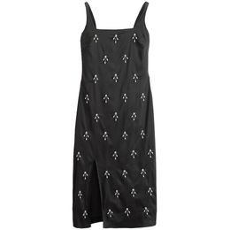 next Kleid Damen Größe 48 schwarz / silber Winterkleid
