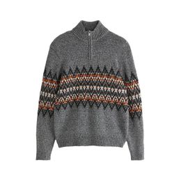 next Pullover Herren Gr&ouml;&szlig;e XXXL graumeliert / hummer / schwarz / wei&szlig;