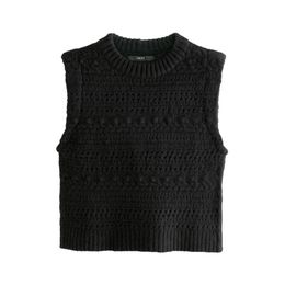 next Knitted Top female Black size S